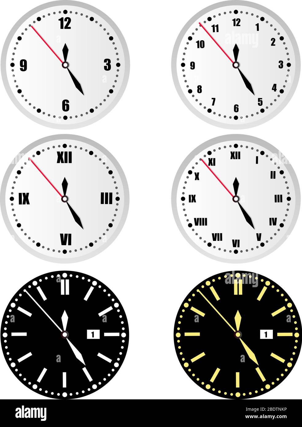 Round dials vector Stock Vector Image & Art - Alamy