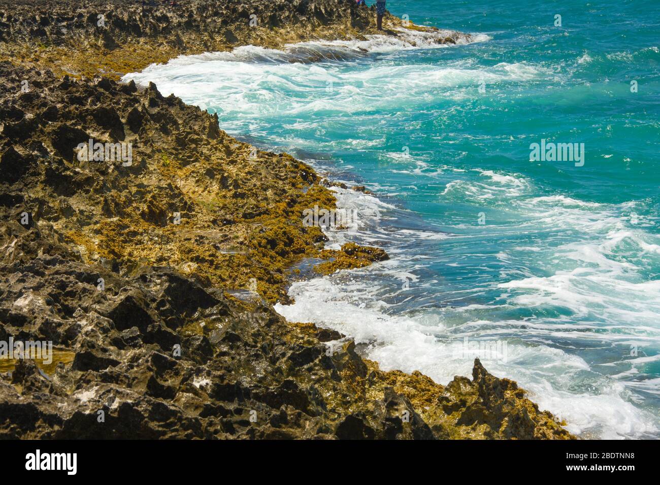 Seascape of the seven colors sea Stock Photo - Alamy