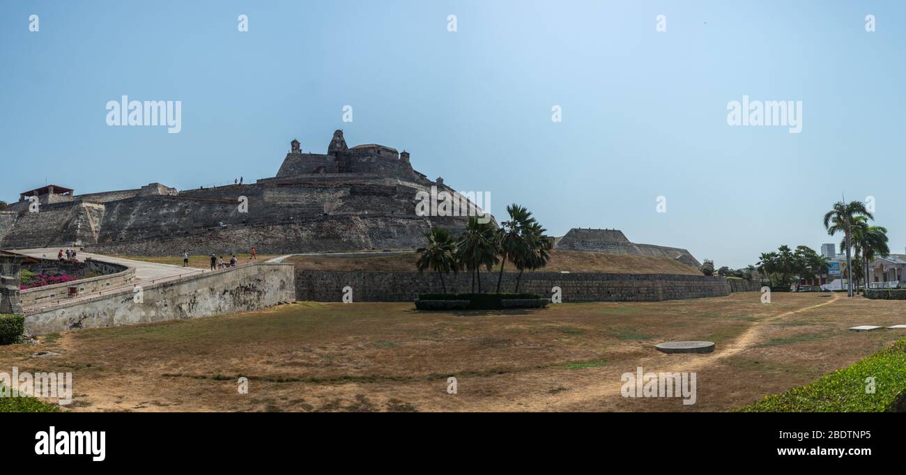 Military Castle of Colonial times Stock Photo - Alamy