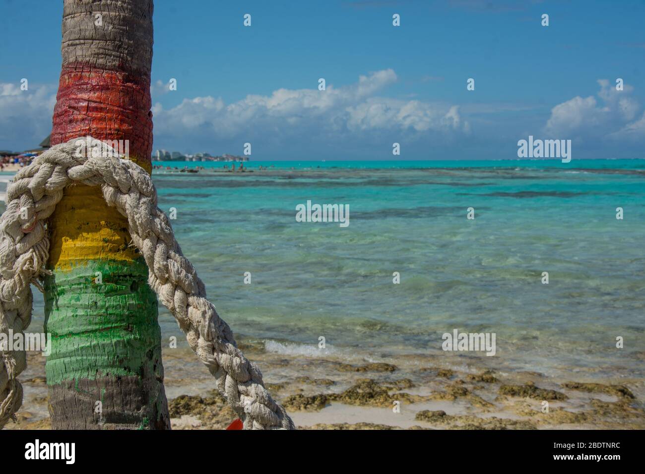 Seascape of Seven Colors Sea Stock Photo - Alamy