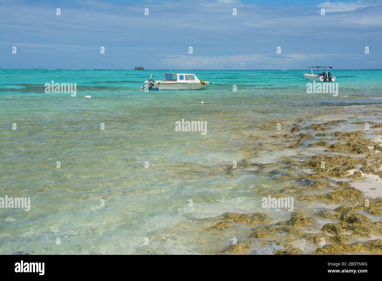 Seascape of Seven Colors Sea Stock Photo - Alamy