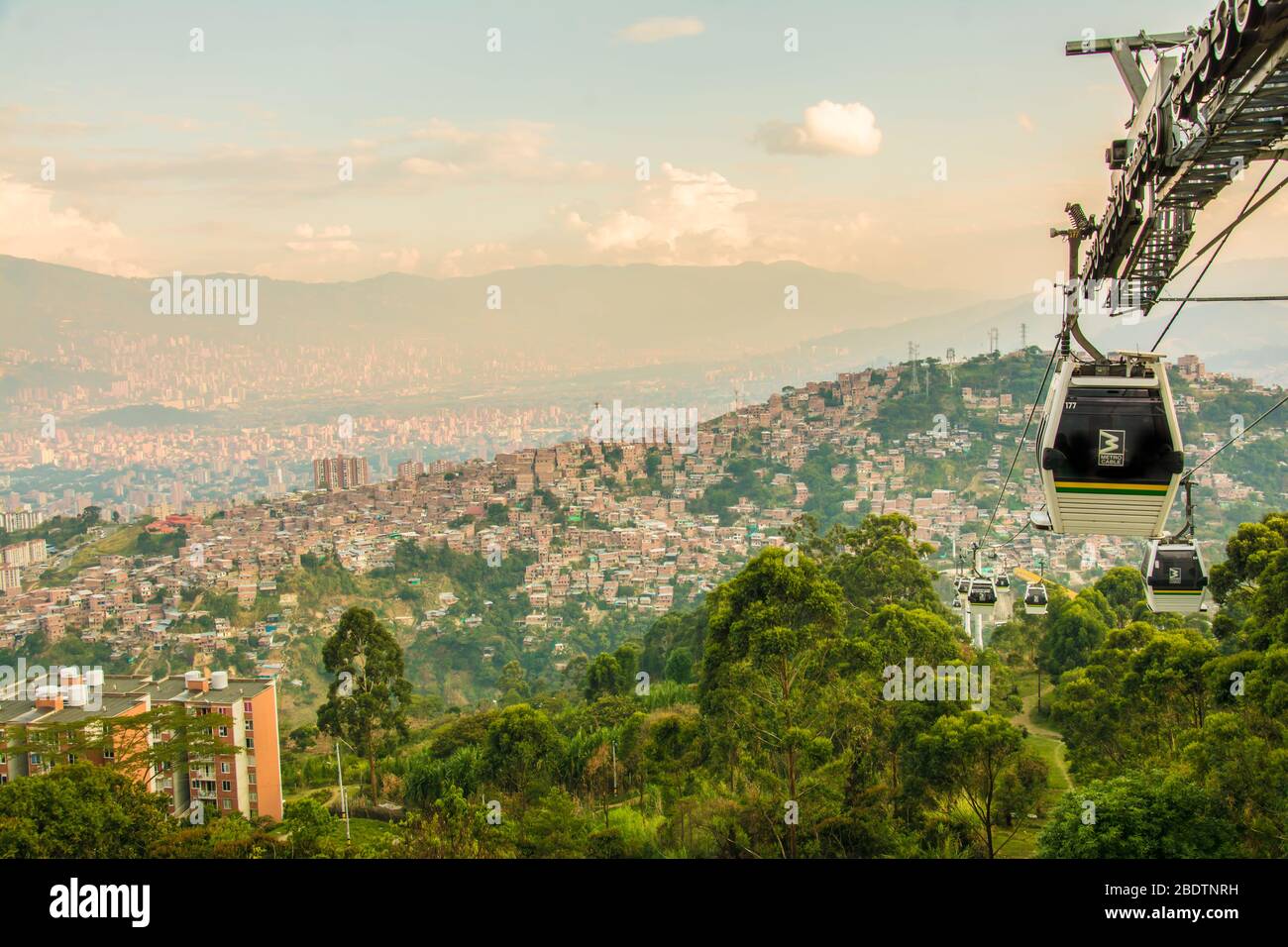 Medellin city colombia aerial panorama hi-res stock photography and ...