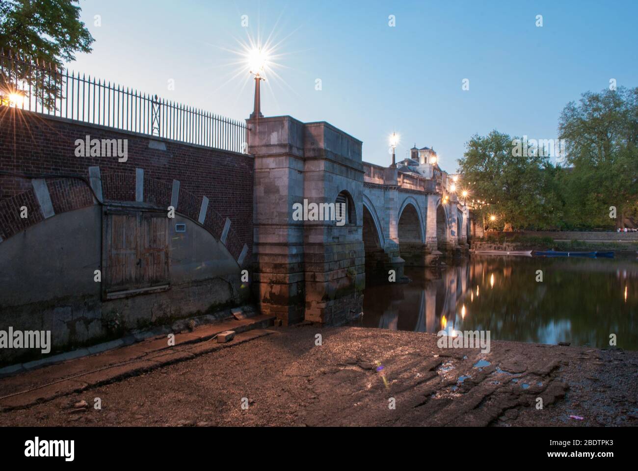 18th century london bridge design hi-res stock photography and images ...