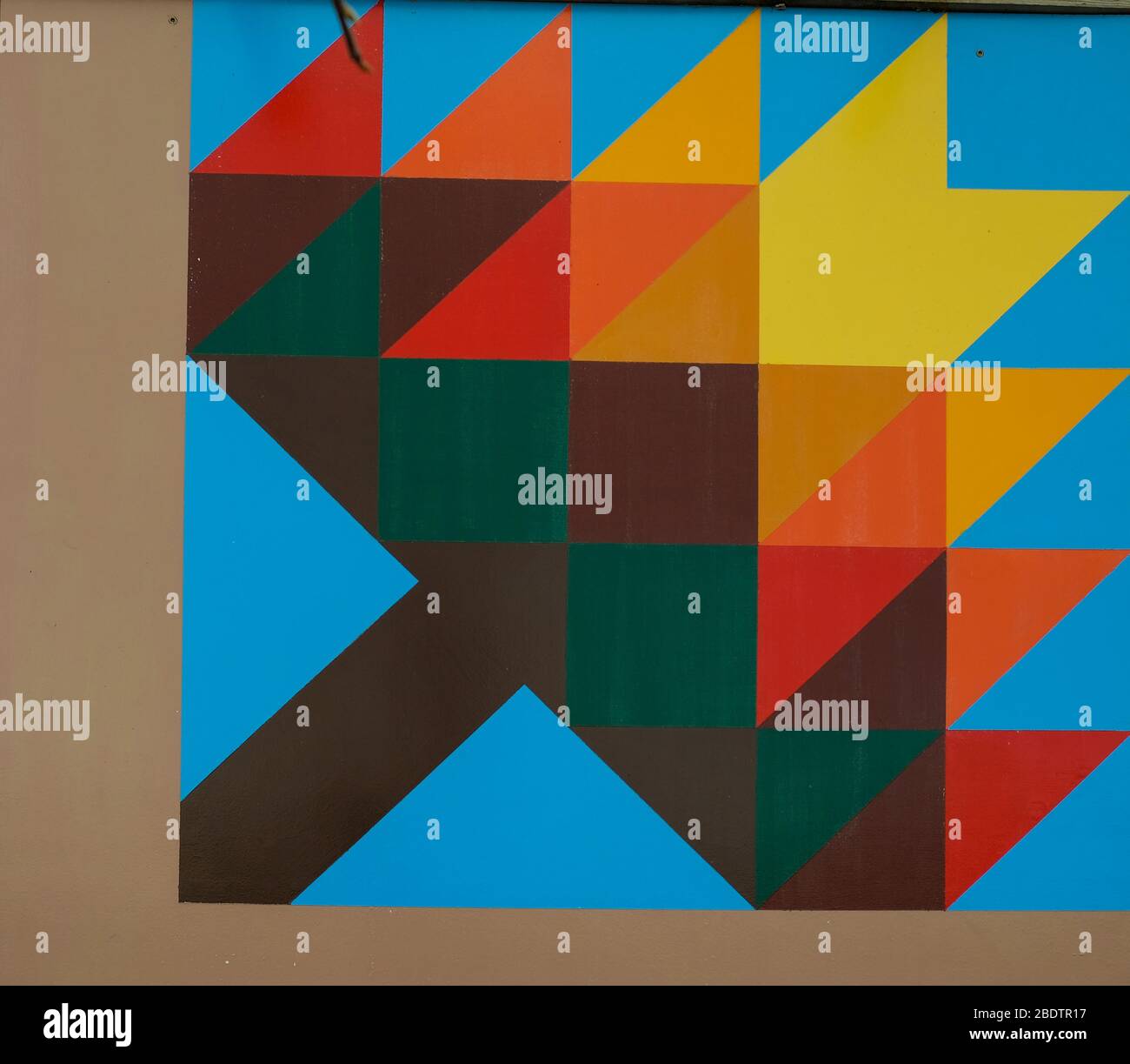 Christ Cross Church Barn Quilt Staples MN Stock Photo - Alamy