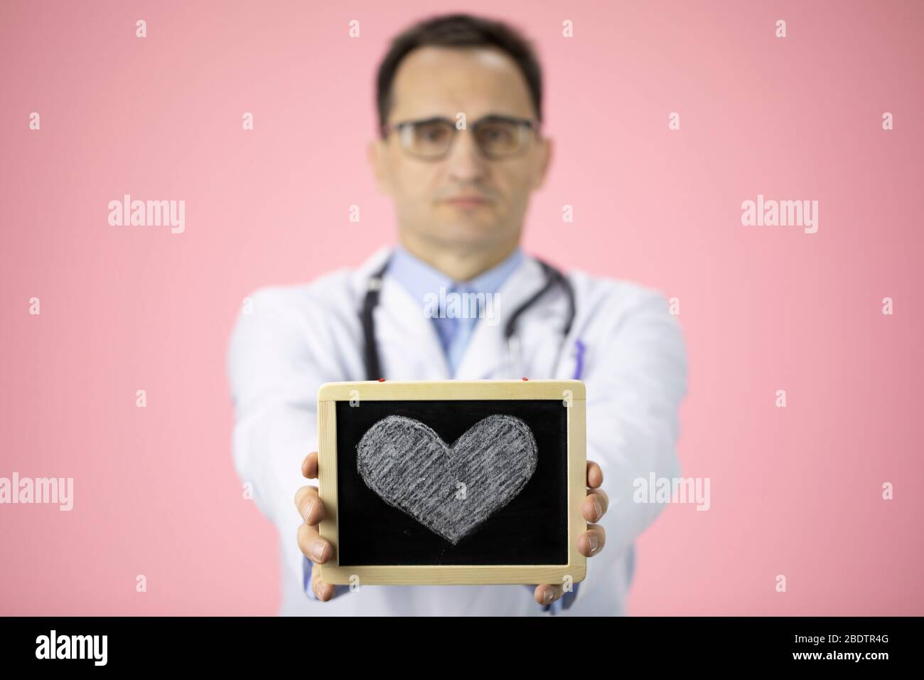 Drawing heart medical doctor stethoscope hi-res stock photography and ...