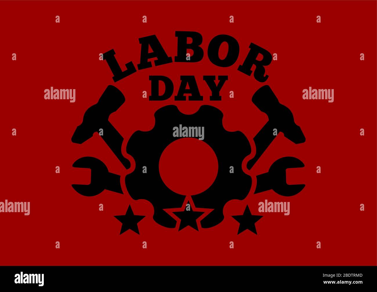 Labor red banner Stock Vector Images - Alamy
