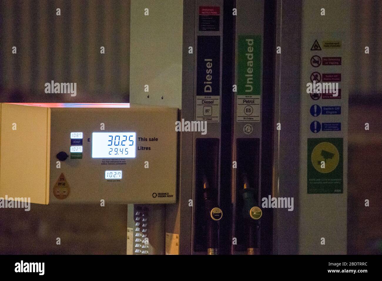 Tesco petrol pump hi-res stock photography and images - Alamy