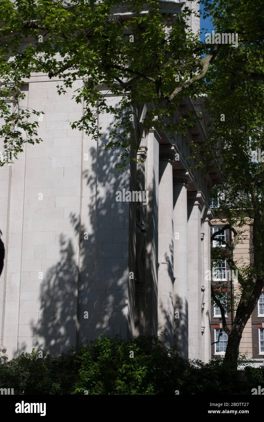 English Baroque Architecture Portland Stone Facade St. Johns Smith ...