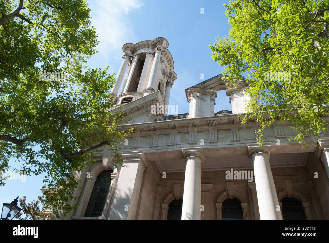 English Baroque Architecture Portland Stone Facade St. Johns Smith ...