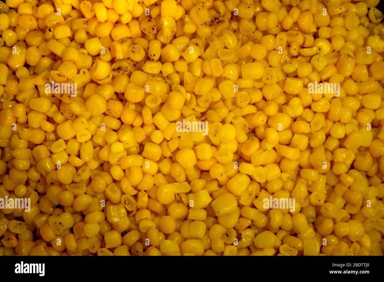 Corn Kernels with Spice background image Stock Photo - Alamy