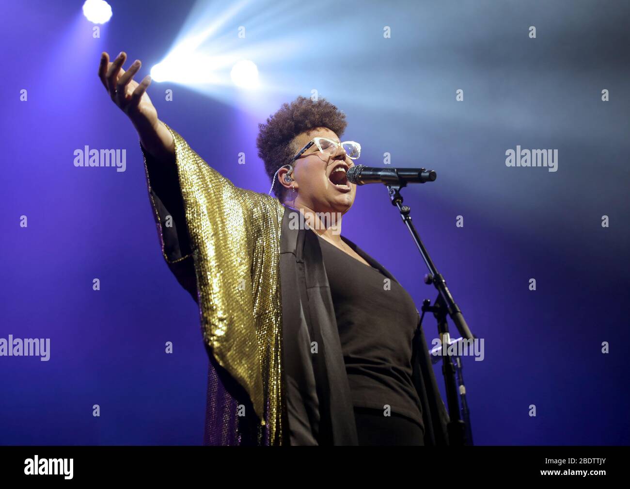 Brittany Howard Performing at Manchester O2 Ritz Featuring: Brittany ...