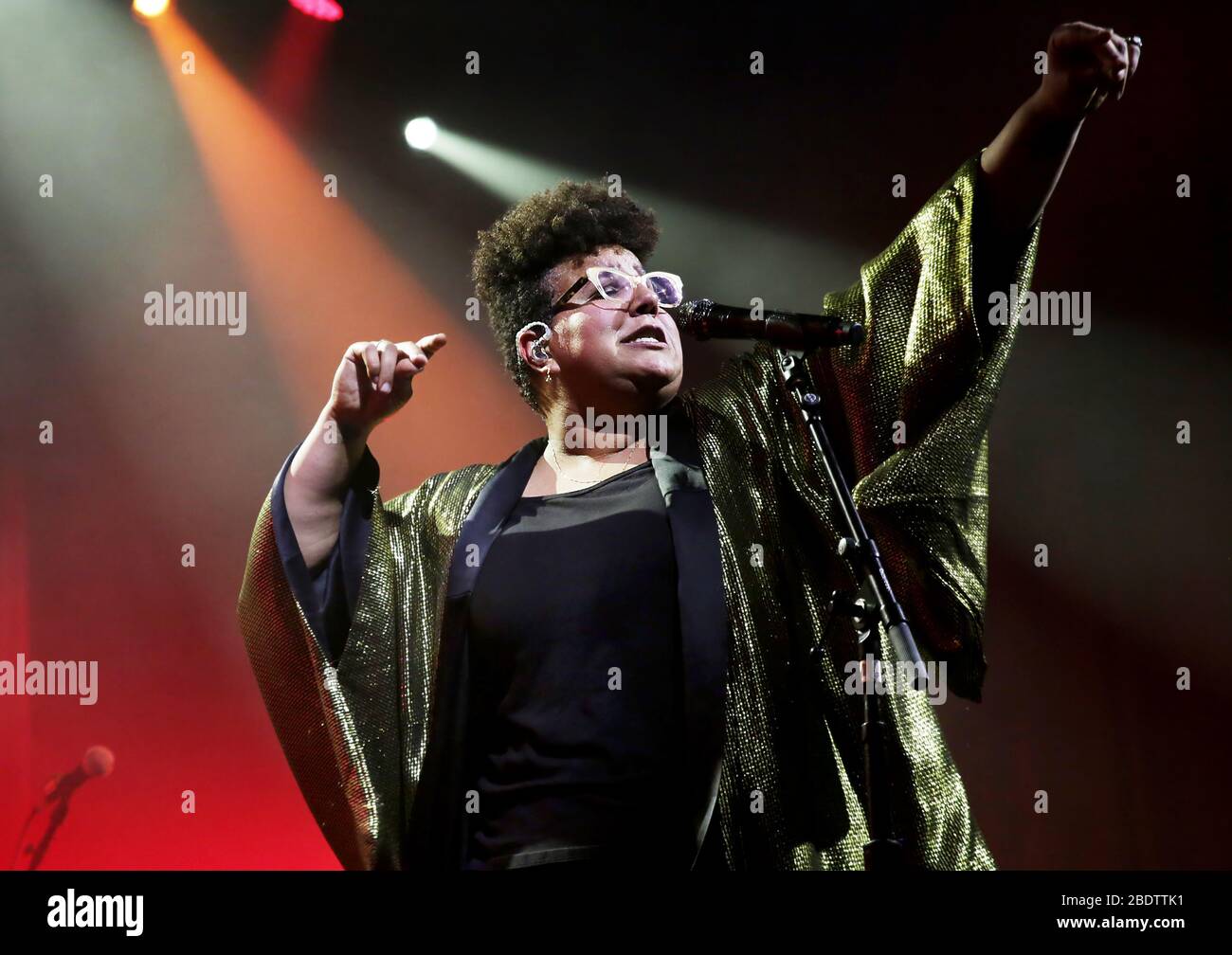 Brittany Howard Performing at Manchester O2 Ritz Featuring: Brittany ...