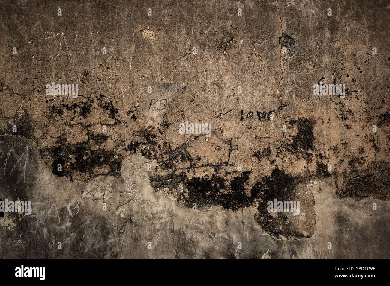 Old Ruins Cement Peeled Wall Texture For Background Stock Photograph ...