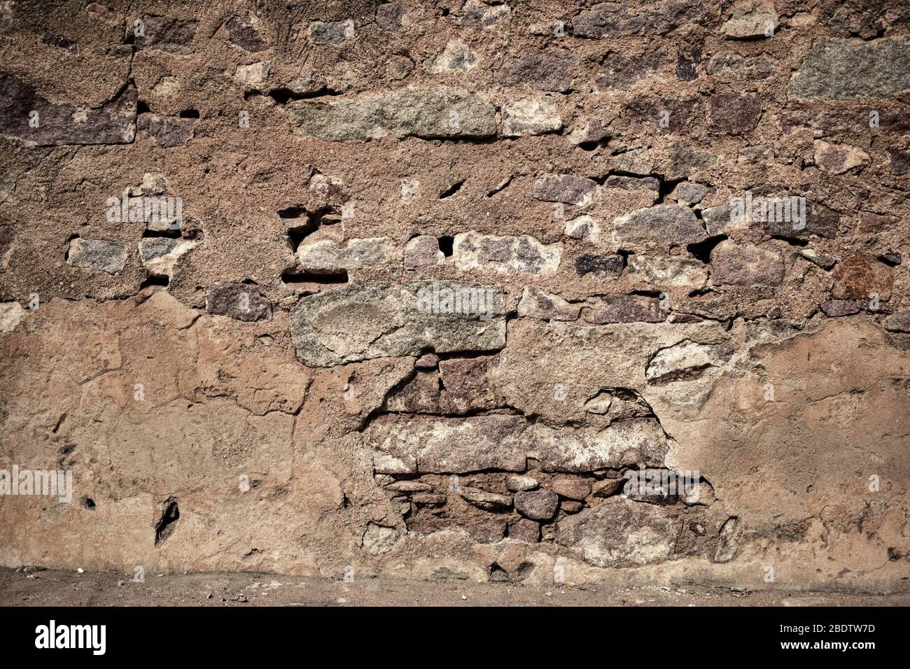 Old Ruins Cement Peeled Wall Texture For Background Stock Photograph ...