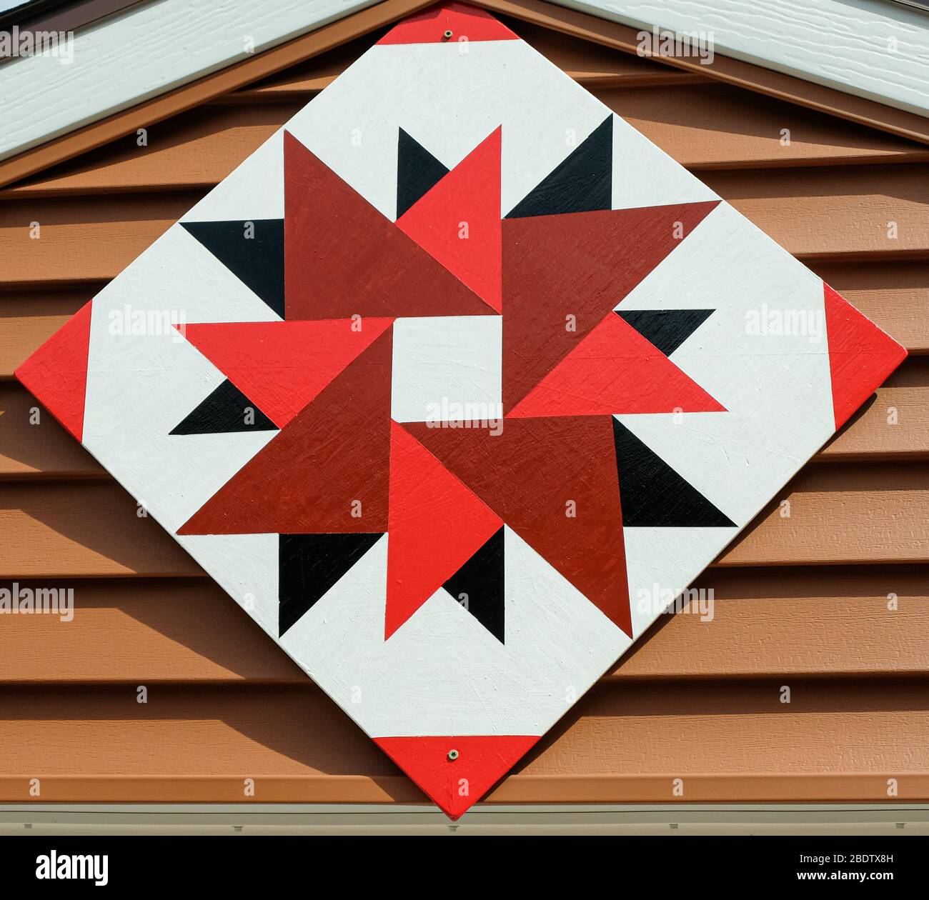 Christ Cross Church Barn Quilt Staples MN Stock Photo - Alamy