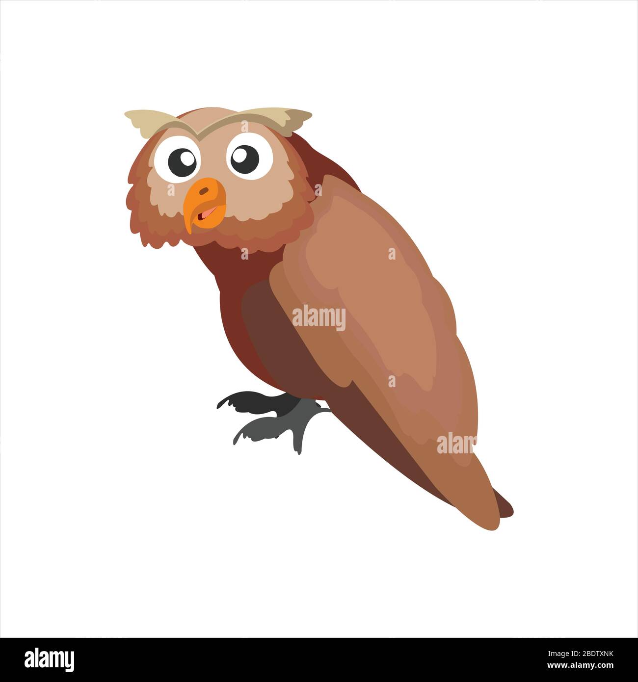 Cartoon Flying Owl