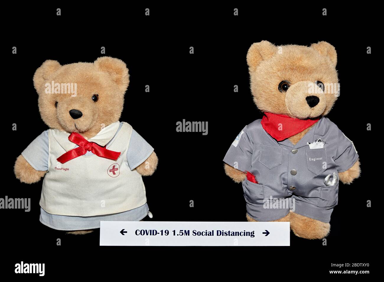 Teddy Bears practice Social Distancing Stock Photo - Alamy