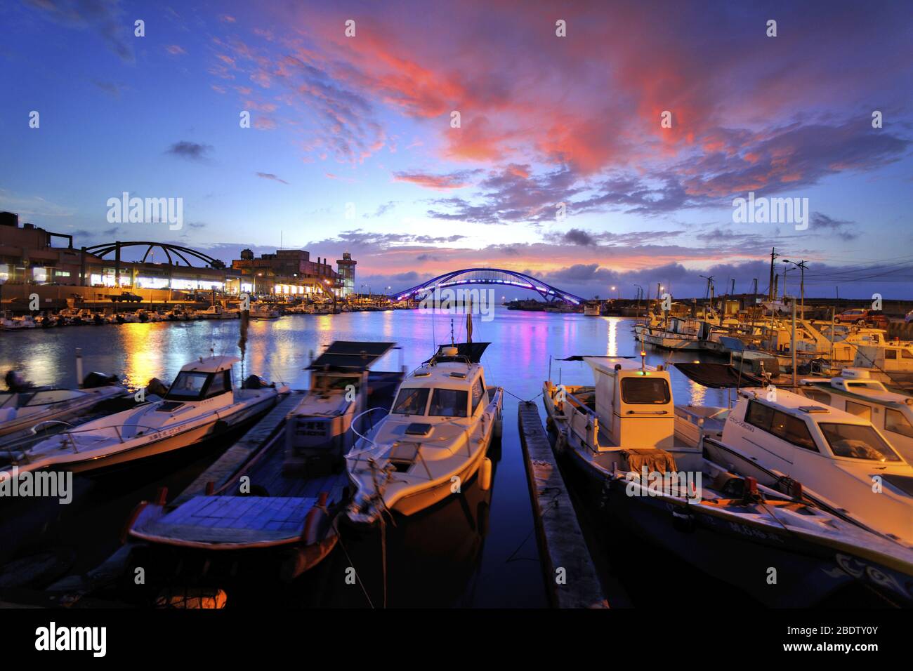 rainbow bridge Taiwan Stock Photo - Alamy