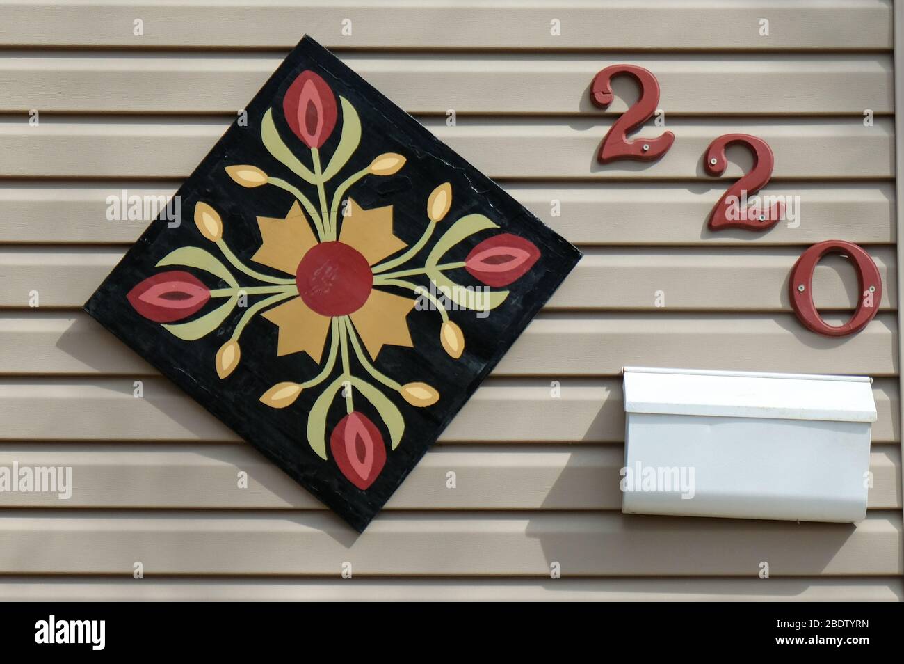 Christ Cross Church Barn Quilt Staples MN Stock Photo - Alamy