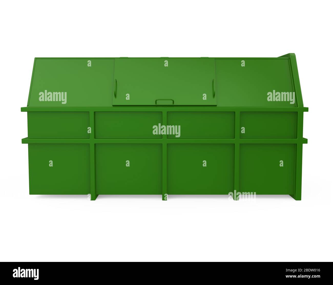 Garbage Dumpster Isolated Stock Photo - Alamy