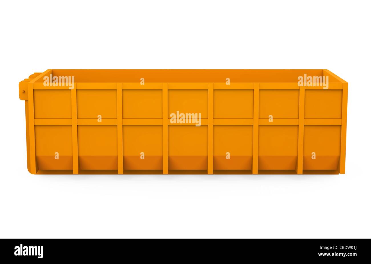 Construction Dumpster Isolated Stock Photo - Alamy