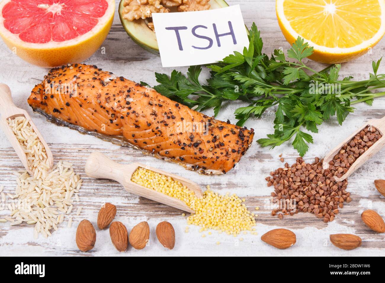 Ingredients, fruits and vegetables containing vitamins and minerals for ...