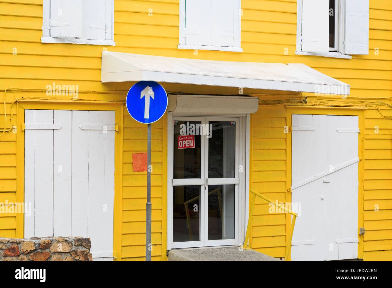 Yellow store in St. John's,Antigua Island,Antigua & Barbuda,Caribbean ...