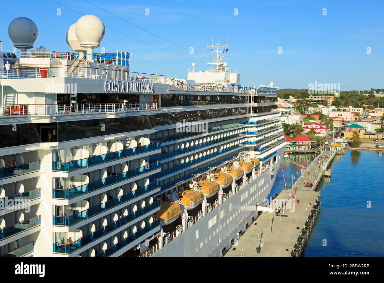 Cruise ship in St. John's Harbour,Antigua Island,Antigua & Barbuda ...