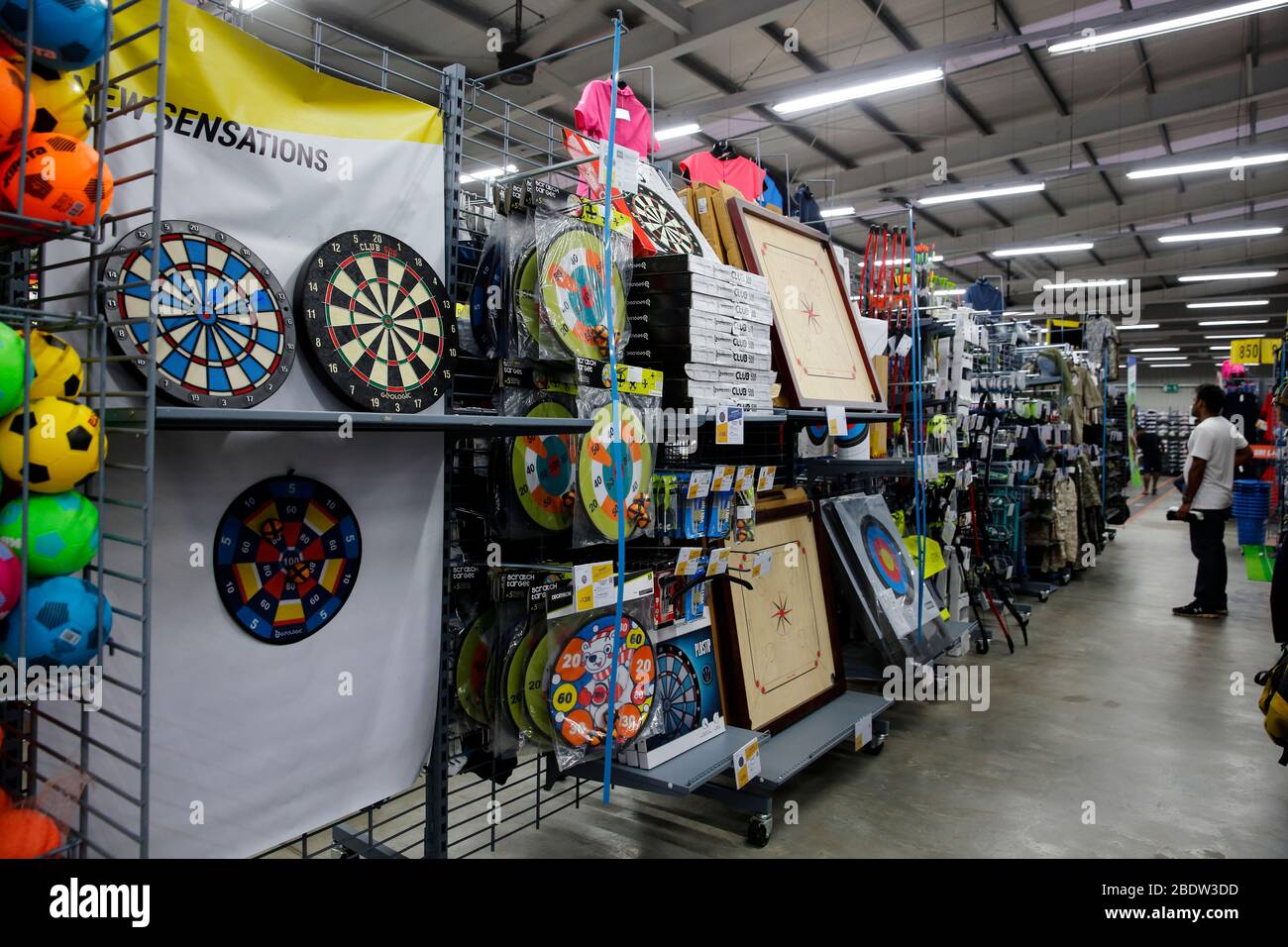 Sports goods shop interior hi-res stock photography and images - Alamy