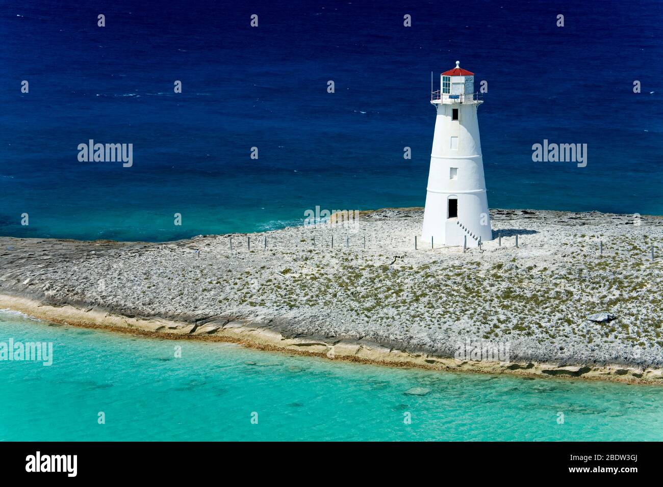 Paradise Island Lighthouse, Nassau Harbour, New Providence Island ...