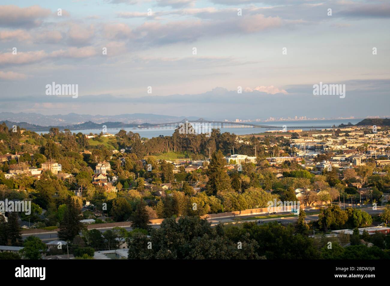 The San Rafael-Richmond bridge connects the East Bay to the North Bay ...