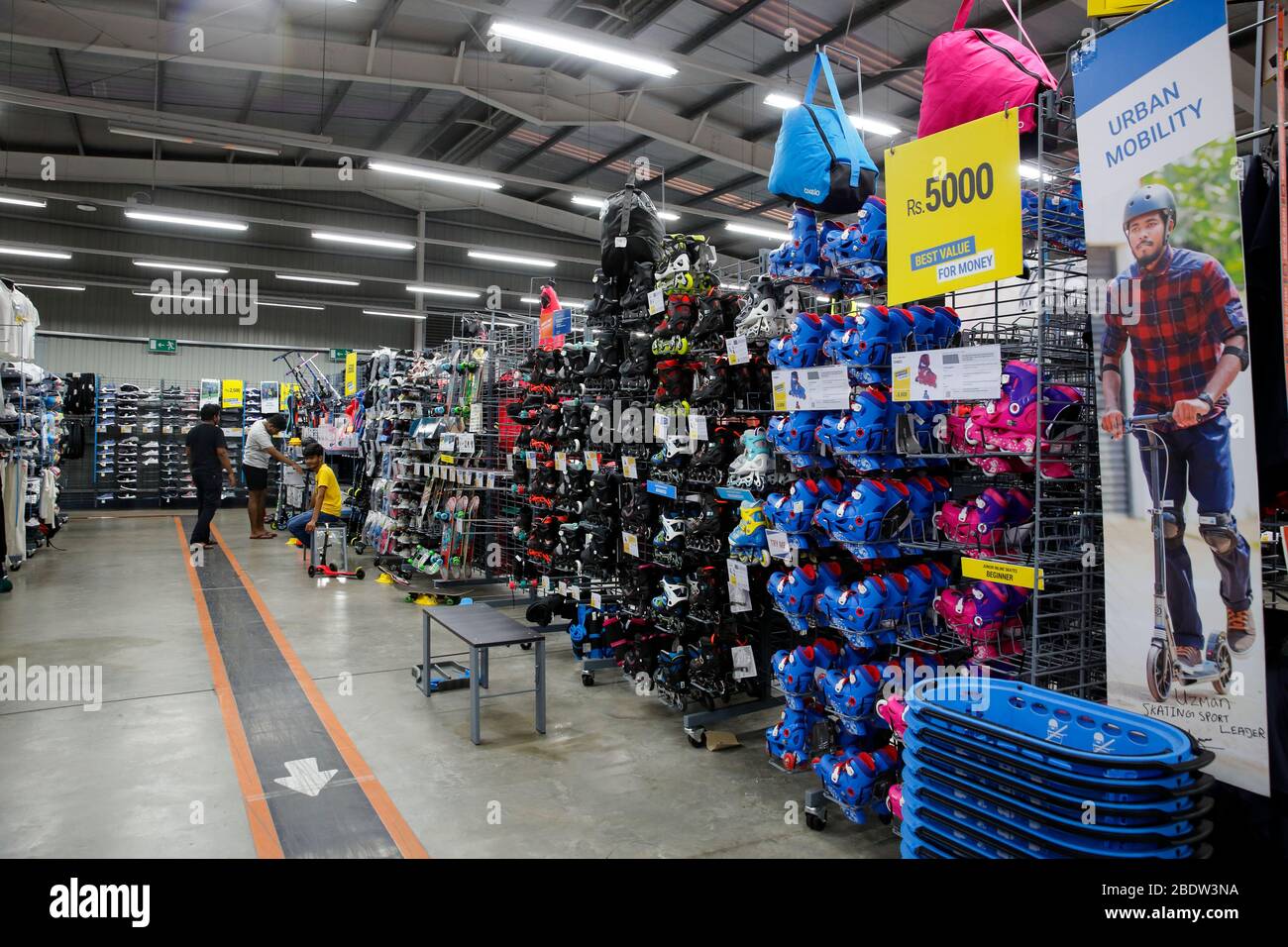 Sports goods shop interior hi-res stock photography and images - Alamy