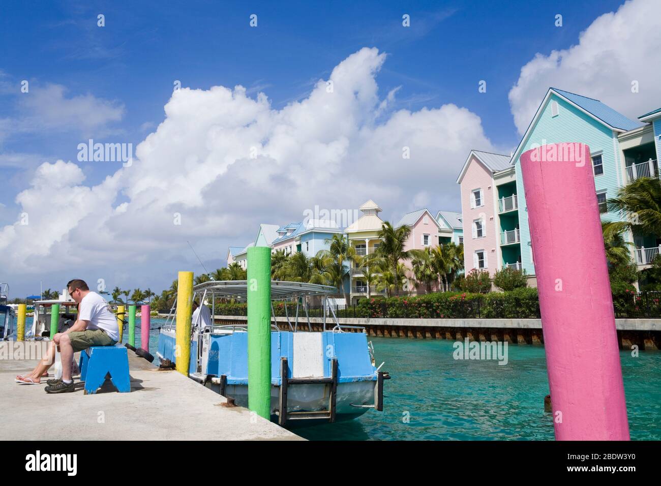 Paradise Island ferry terminal, Nassau City, New Providence Island ...