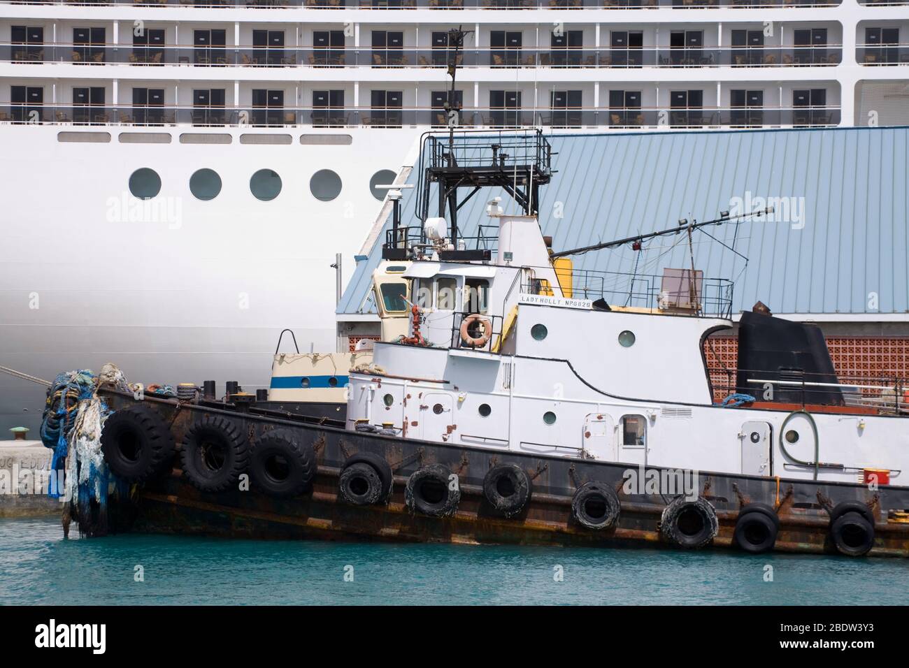 Prince George Wharf, Nassau City, New Providence Island, Bahamas Stock ...