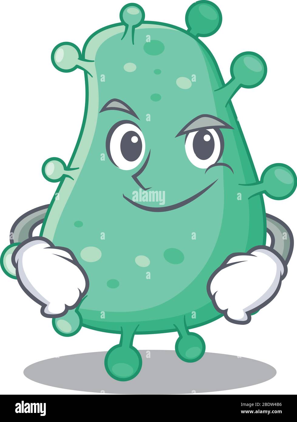 A mascot design of agrobacterium tumefaciens having confident gesture ...