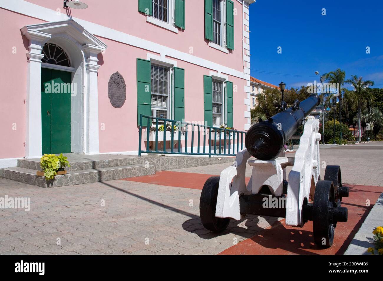 Parliament Building, Nassau, New Providence Island, Bahamas Stock Photo ...