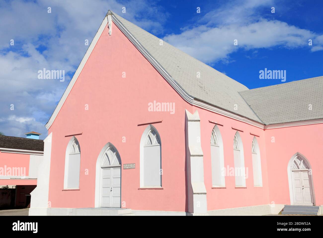 Trinity Methodist Church, Nassau, New Providence Island, Bahamas Stock ...