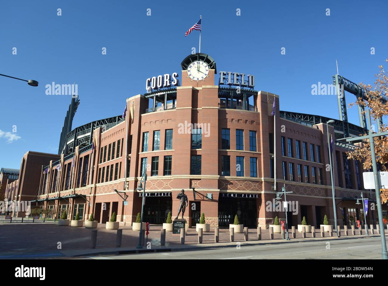 DENVER, COLORADO, USA - October 19, 2019: Coors Field is the home of ...