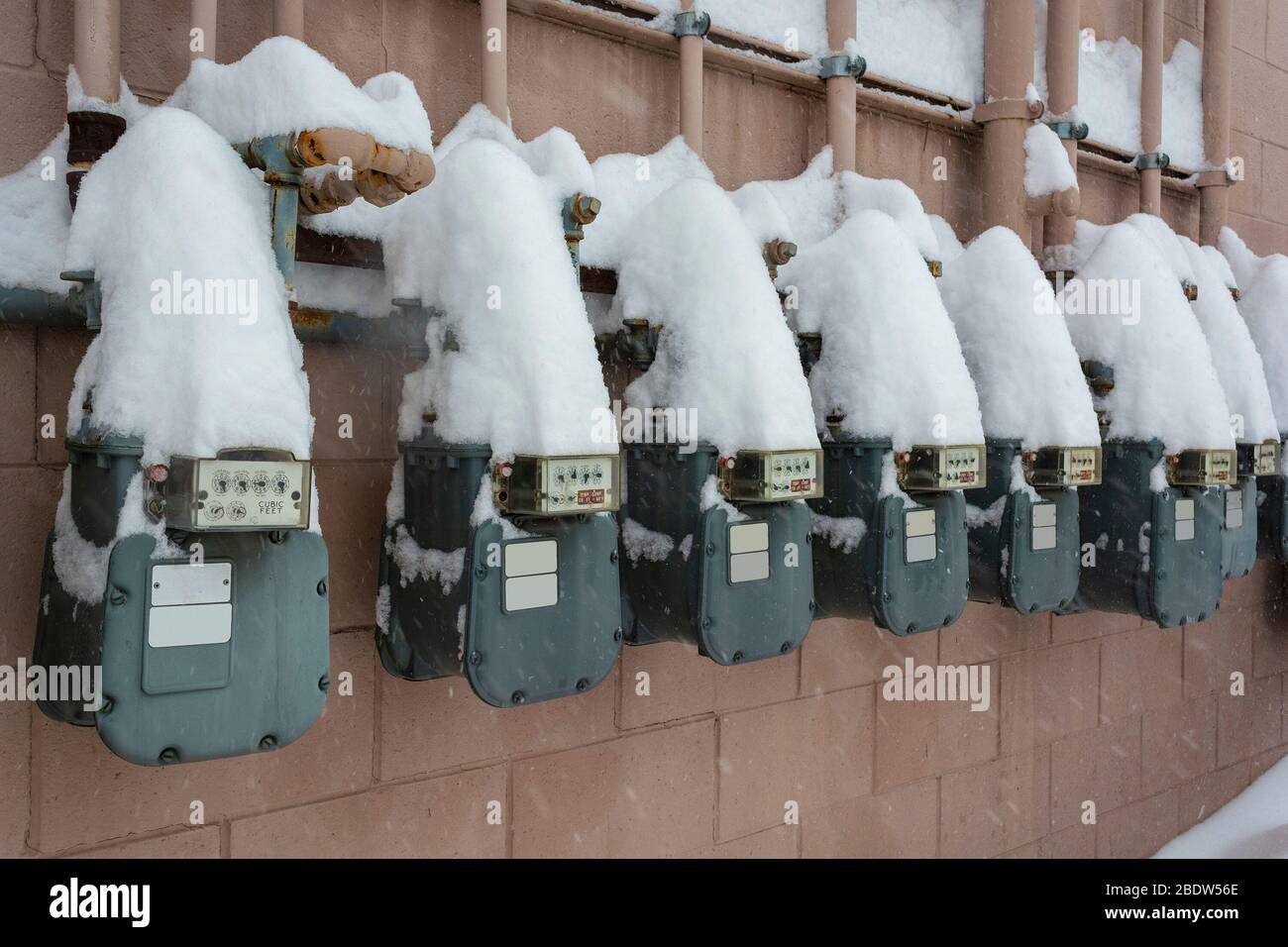Gas meters on hi-res stock photography and images - Alamy