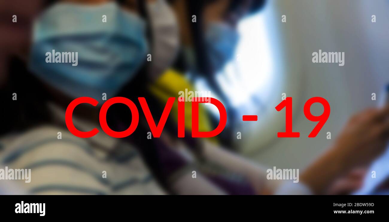 Covid - 19 text : Corona Virus Covid-19 concept - Health and care Stock ...