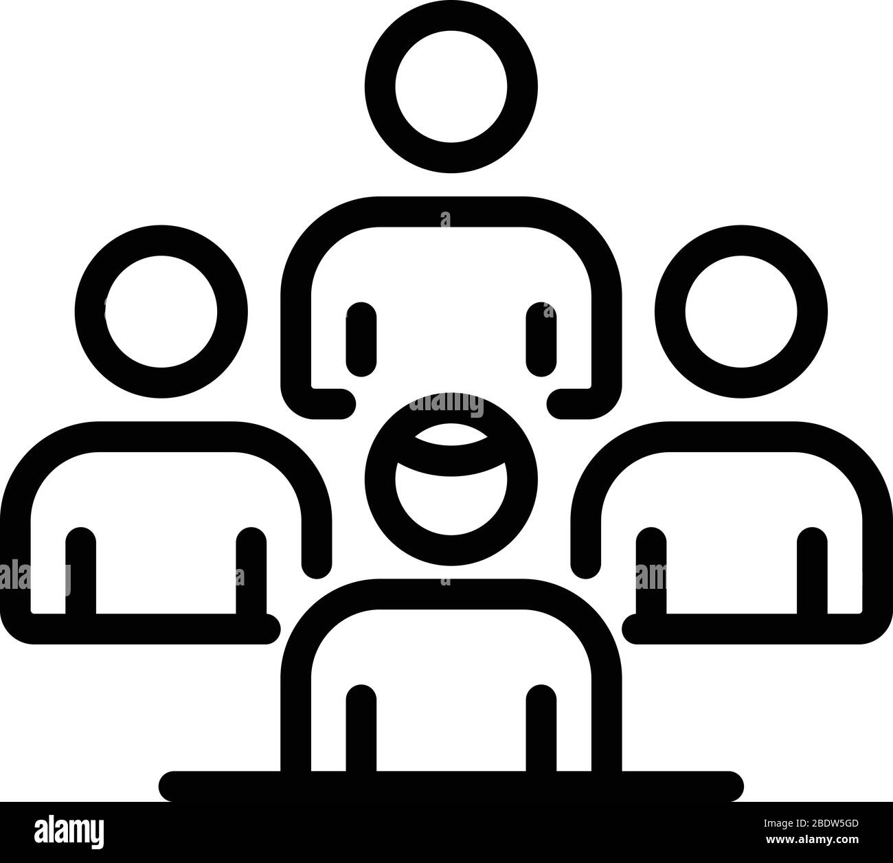 Group of tourists icon, outline style Stock Vector Image & Art - Alamy