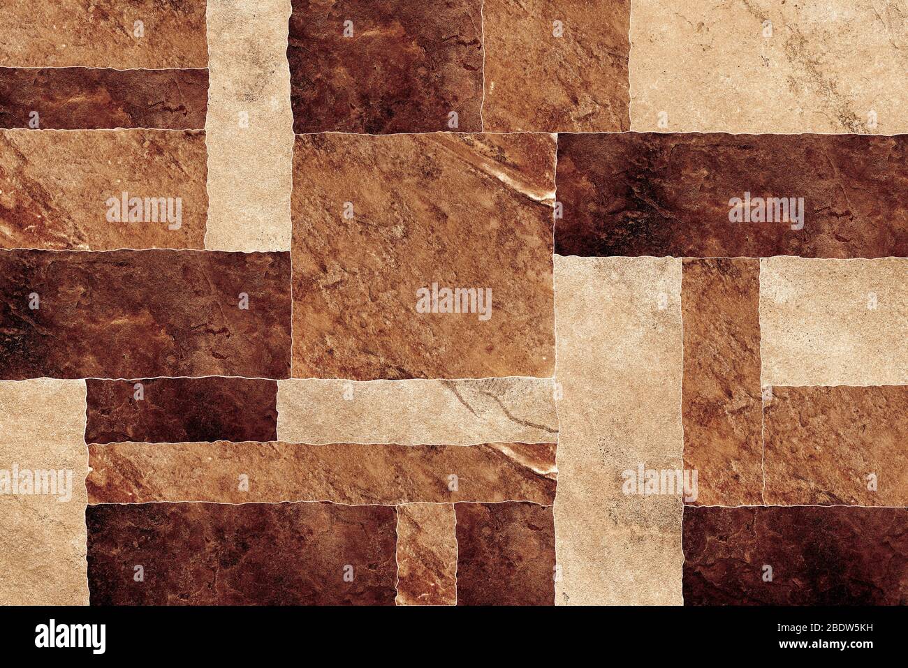 Stone blocks decorative mosaic shape shameless Pattern in wall ...