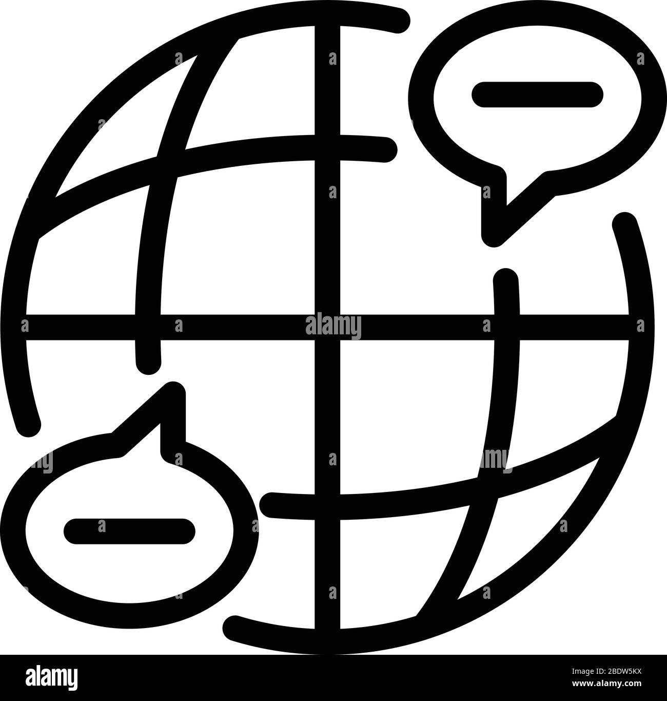 Global sphere bubbles line hi-res stock photography and images - Alamy