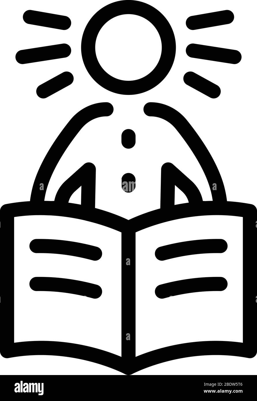 Reading Newspaper Icon