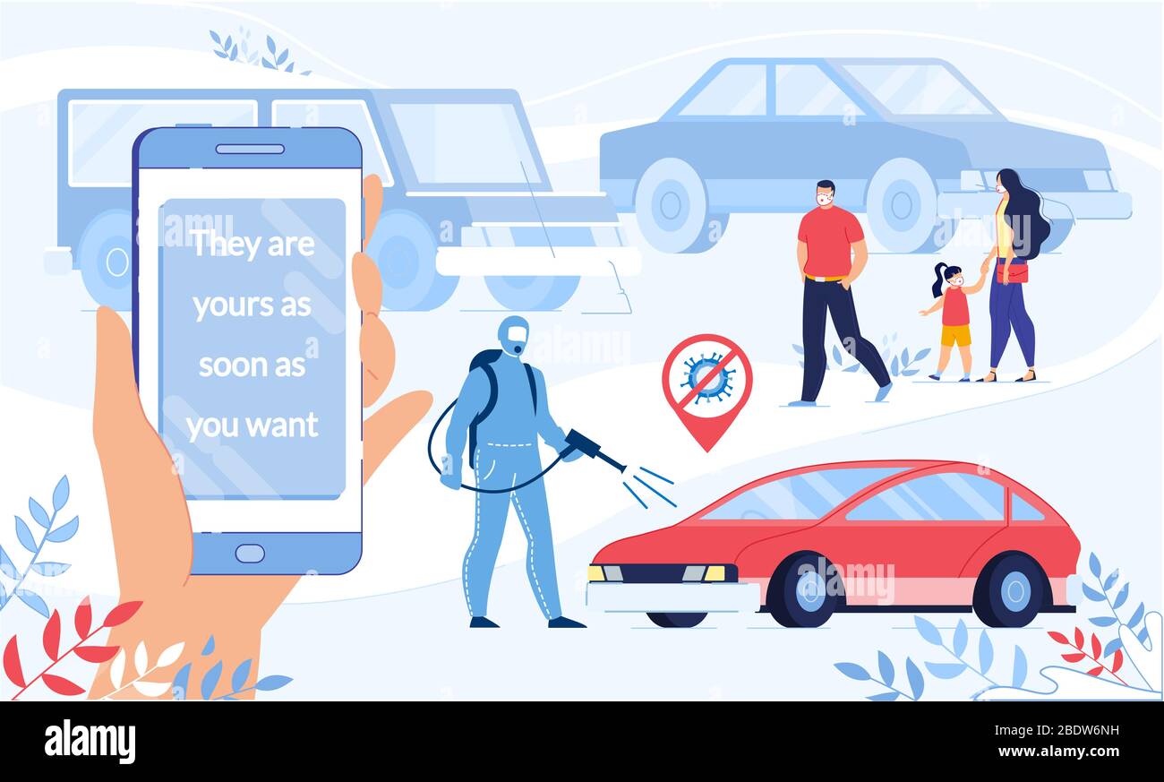 Buying family car Stock Vector Images - Alamy