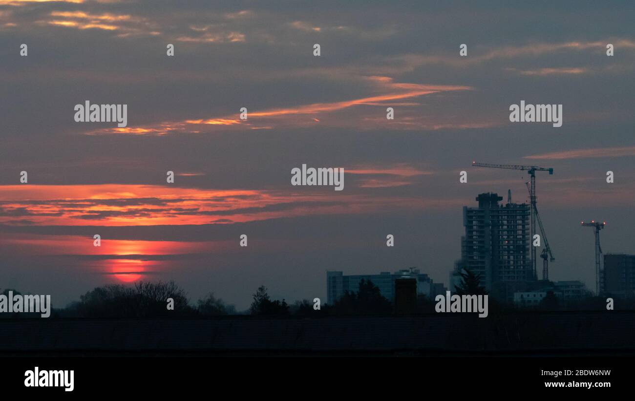 West london skyline hi-res stock photography and images - Alamy
