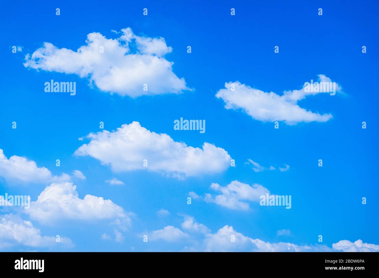 Cloud background with different cloud levels and blue sky, normal ...