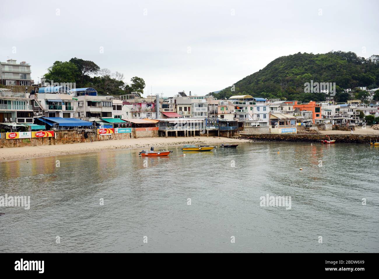 Yung Shue Wan in Lamma island in Hong Kong Stock Photo - Alamy