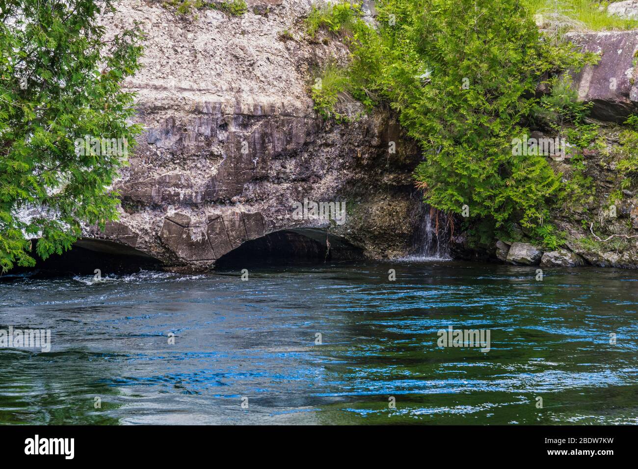 Canadian Cottage country Scene in summer Stock Photo - Alamy