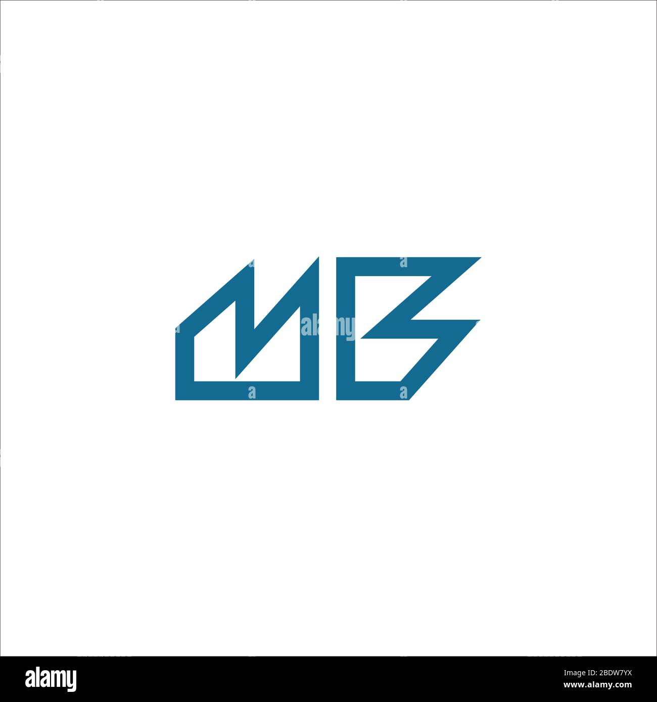 Initial letter mb logo or bm logo vector design template Stock Vector Image & Art - Alamy